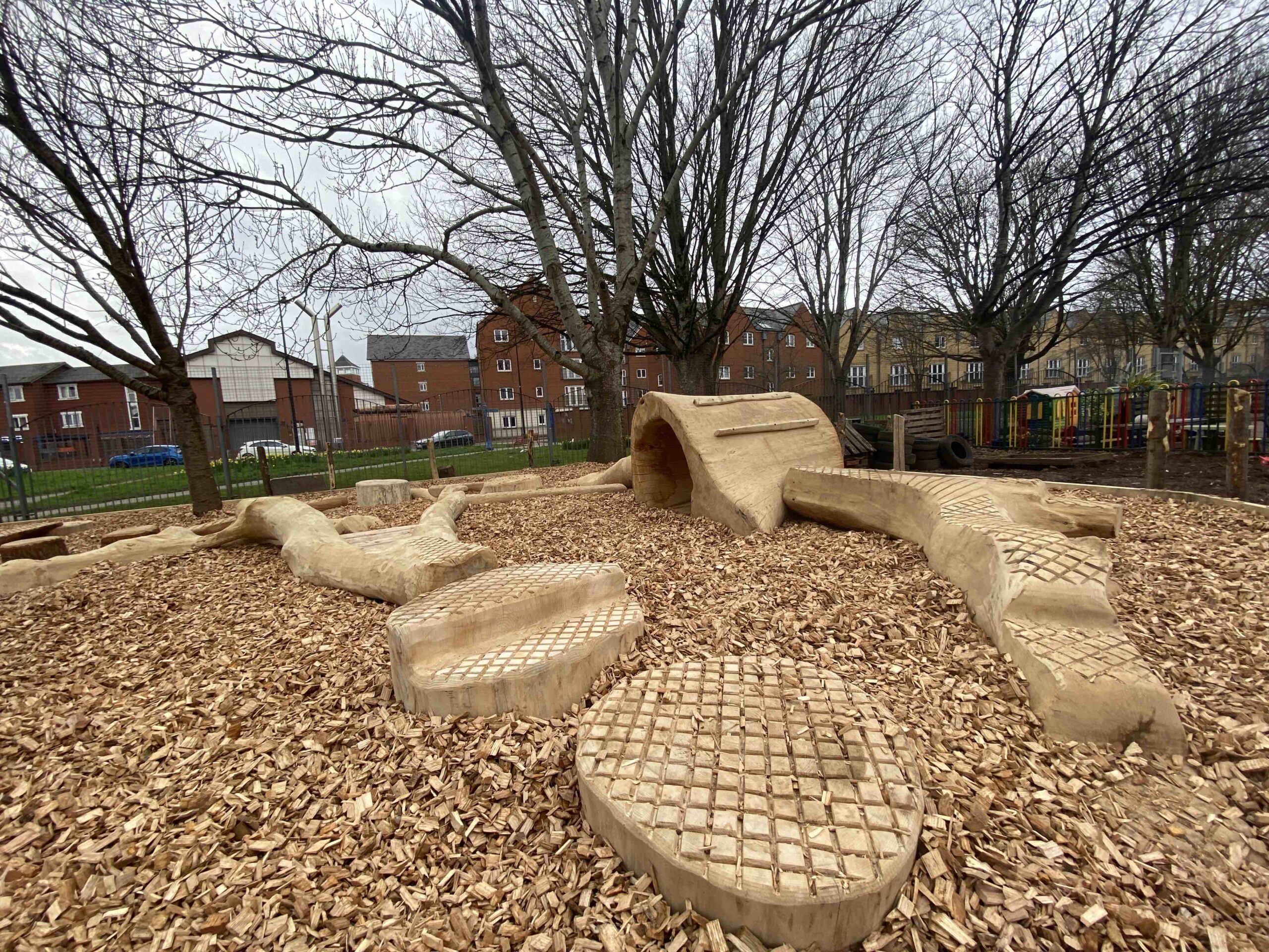 Giant Stepping Logs x5 - Copper Beech Play
